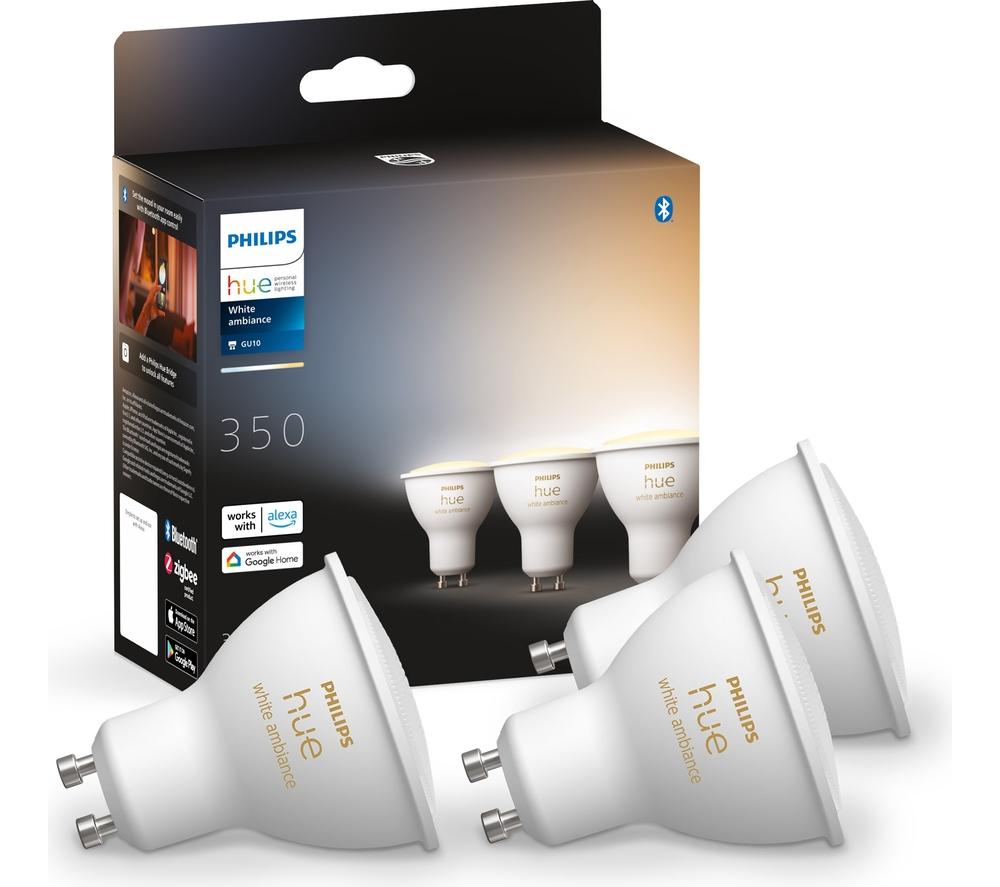 PHILIPS HUE White Ambiance Smart LED Spotlight with Bluetooth review ...