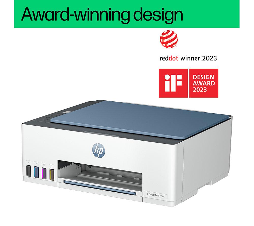 Shop the HP 5106 Smart Tank Printer for home or office use.