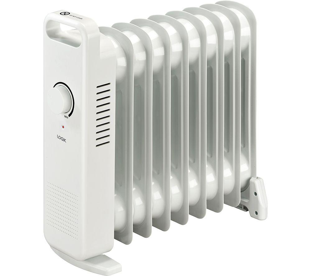 LOGIK L09MOR23 Portable Oil-Filled Radiator - White