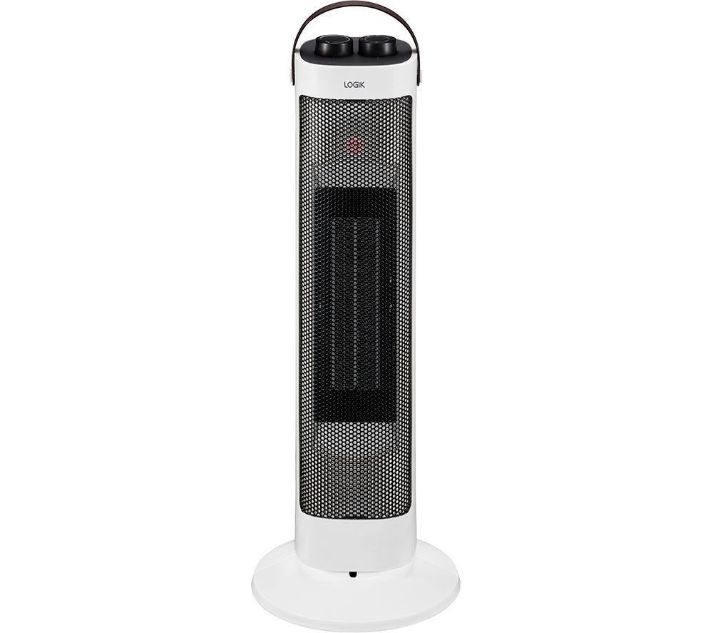 Buy LOGIK L20CTH23 Portable Hot & Cool Ceramic Fan Heater - White | Currys