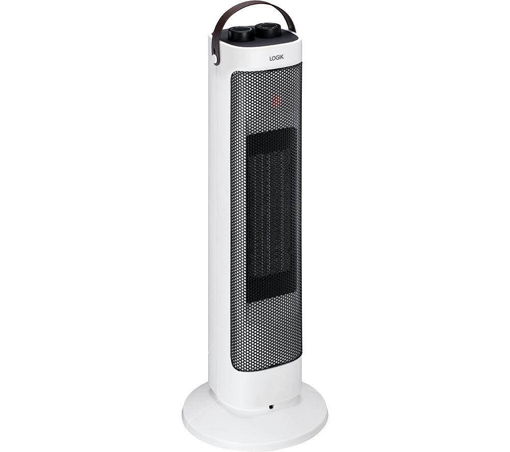 Buy LOGIK L20CTH23 Portable Hot & Cool Ceramic Fan Heater - White | Currys
