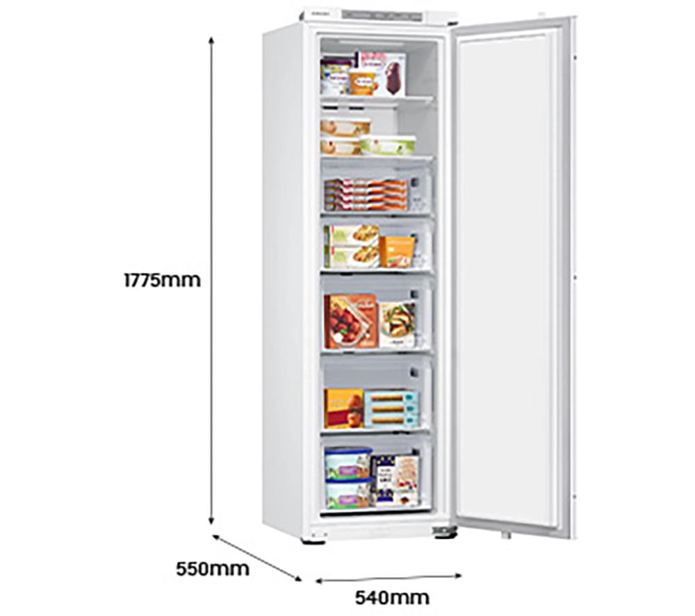 Buy SAMSUNG SpaceMax BRR29600EWW/EU Integrated Fridge - Sliding Hinge ...