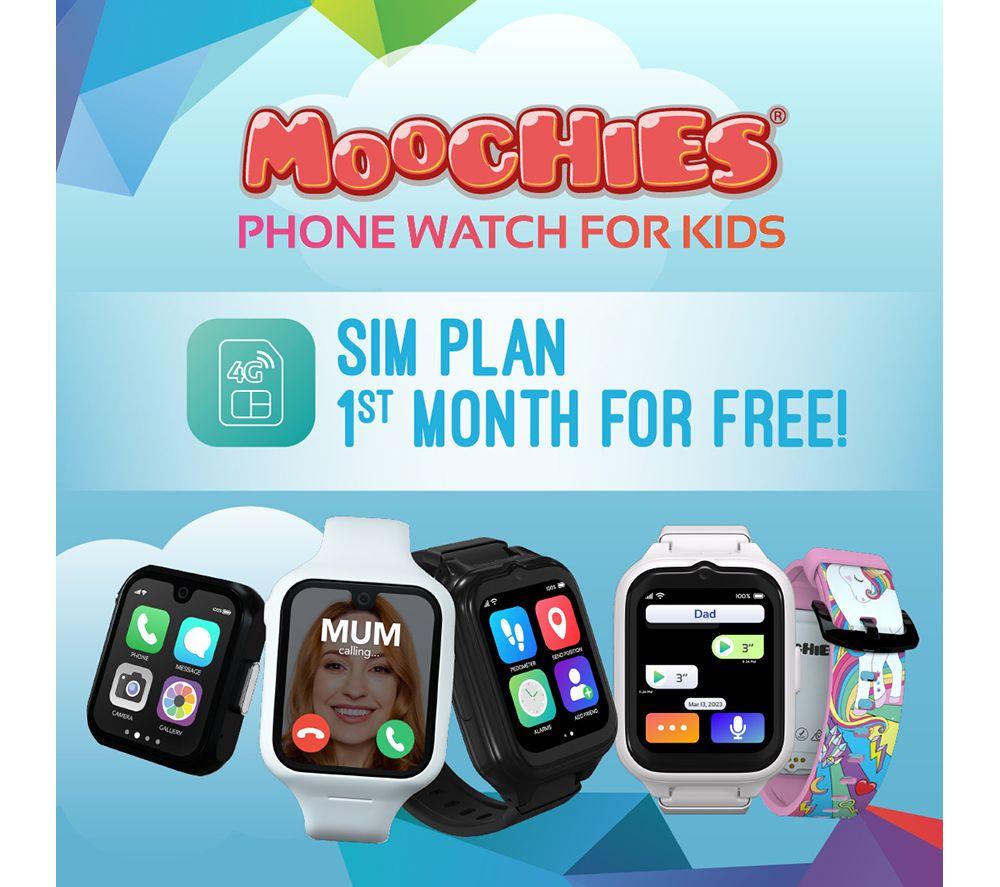 Buy MOOCHIES Odyssey 4G Kids Smart Watch Black Currys