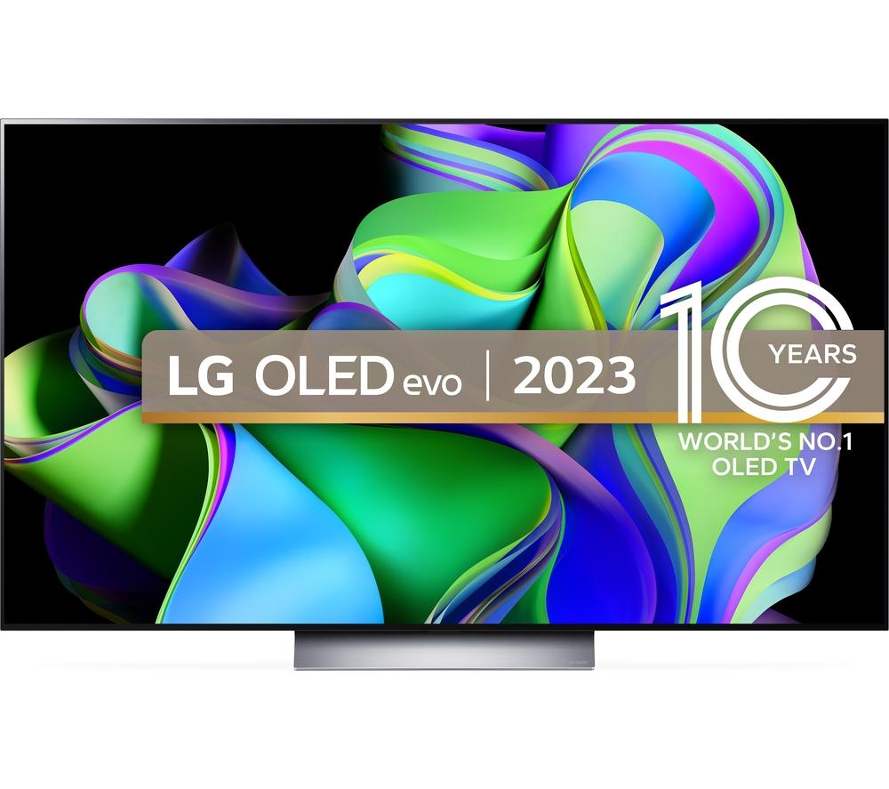 55" LG OLED55C34LA Smart 4K Ultra HD HDR OLED TV with Amazon Alexa ...