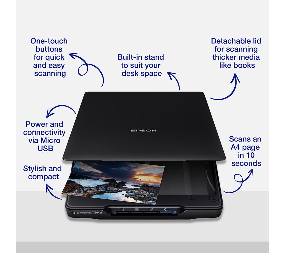 Buy EPSON Perfection V39II Flatbed Scanner | CurrysIE