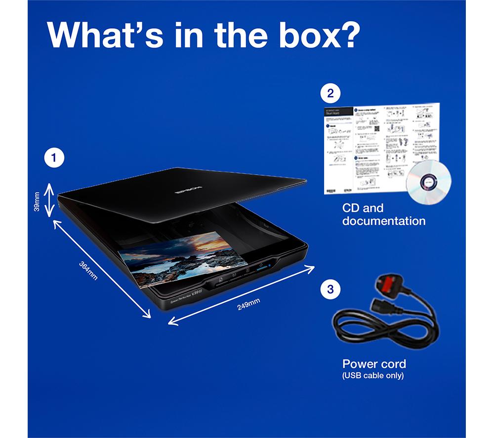 Buy EPSON Perfection V39II Flatbed Scanner | CurrysIE
