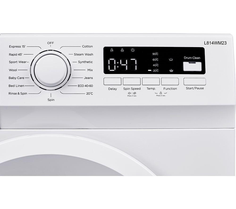 Buy LOGIK L814WM23 8 kg 1400 Spin Washing Machine - White | Currys
