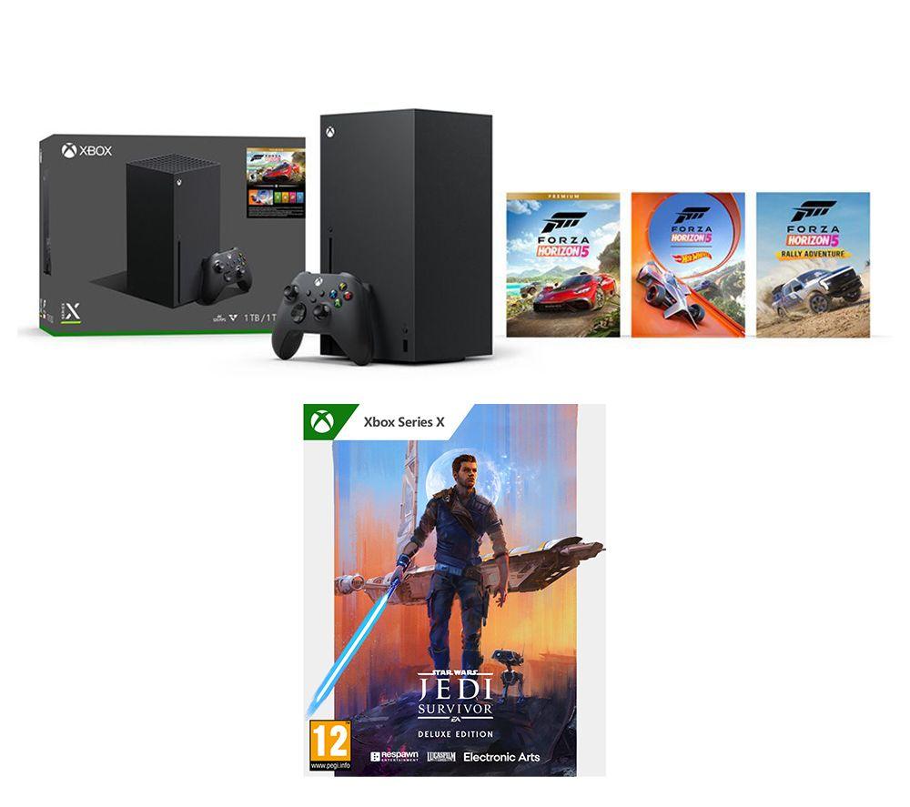 Buy MICROSOFT Xbox Series X, Forza Horizon 5 & Star Wars Jedi: Survivor ...