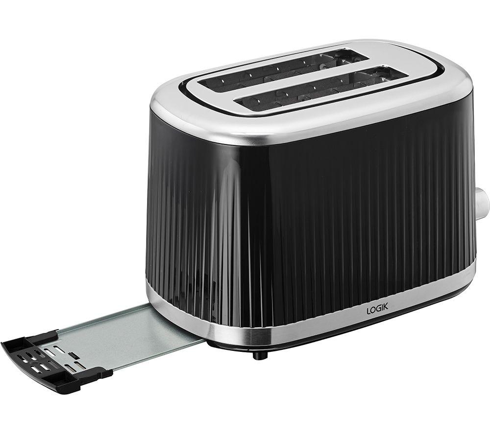 Buy LOGIK L02PTB23 2-Slice Toaster - Black | CurrysIE