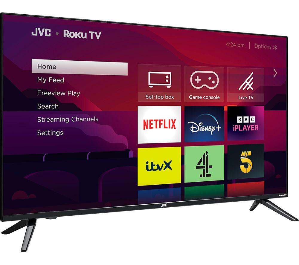 JVC LT 40CR330 Roku TV 40 Smart Full HD HDR LED TV