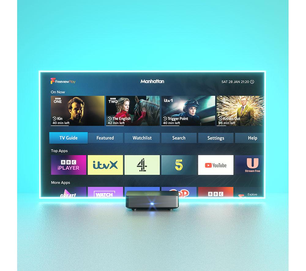 Buy MANHATTAN T4 Freeview Play Smart 4K Ultra HD Set Top Box | Currys