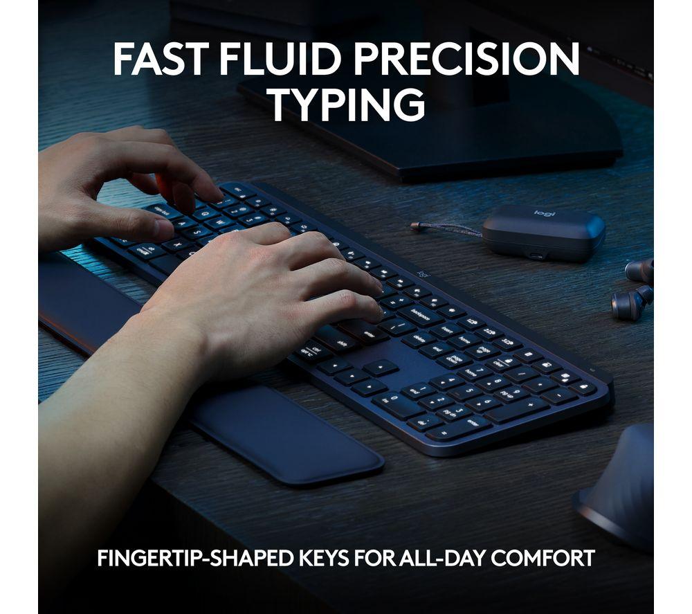 Buy LOGITECH MX Keys S Plus Wireless Keyboard - Black | CurrysIE