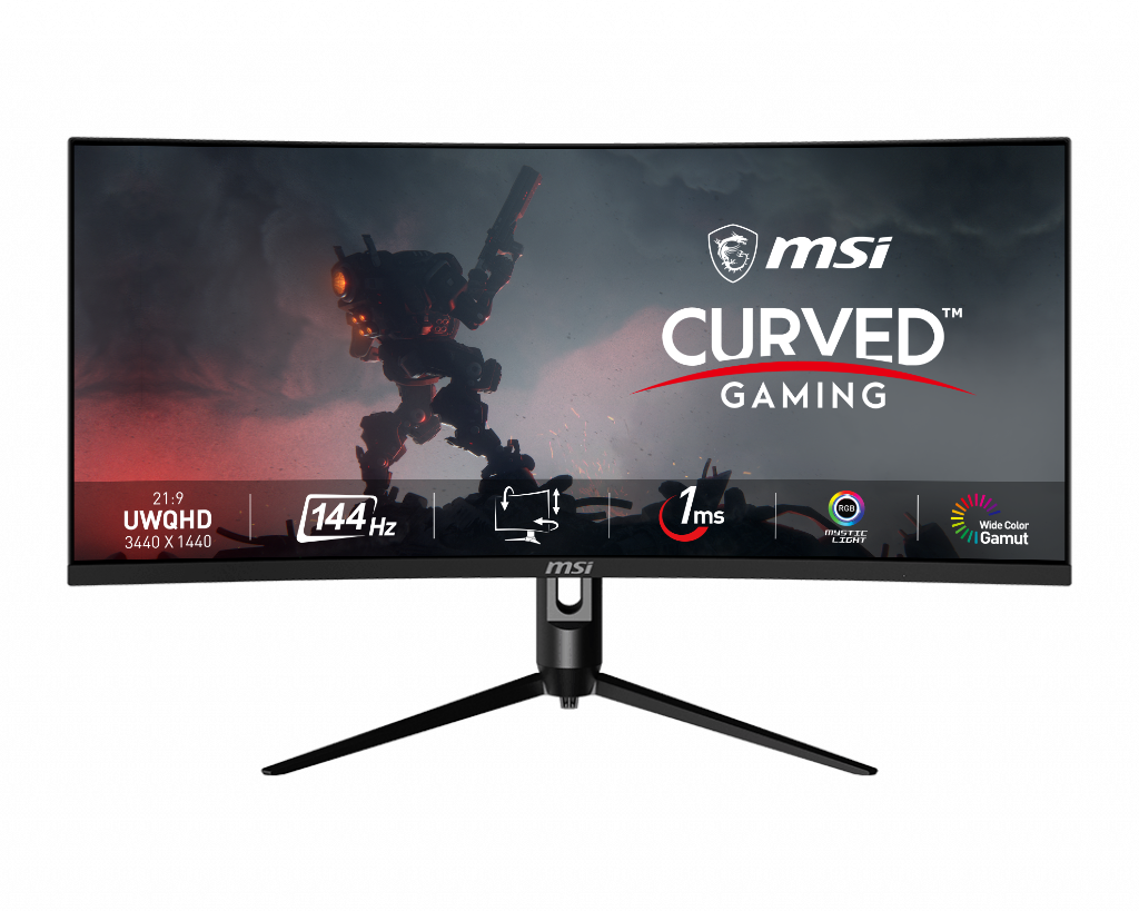 MSI Optix MAG342CQR Quad HD 34" Curved VA LCD Gaming Monitor review | 9 ...