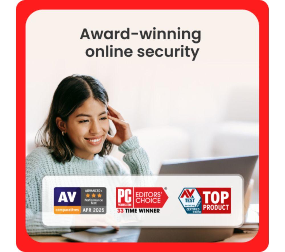 Buy MCAFEE Total Protection - 1 year for 1 device | Currys