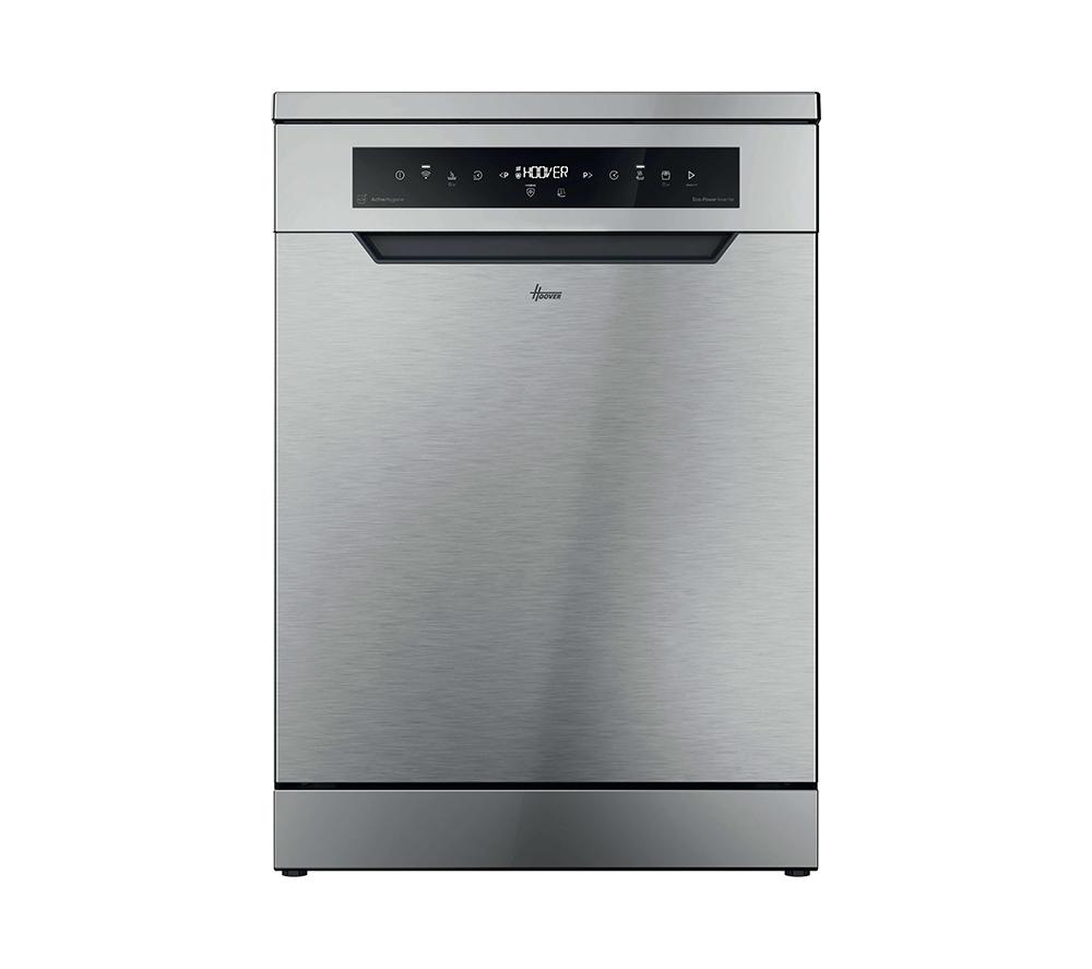 HOOVER H-Dish 700 H6F6B4S1PXUK-80 Full-size WiFi-enabled Dishwasher - Grey