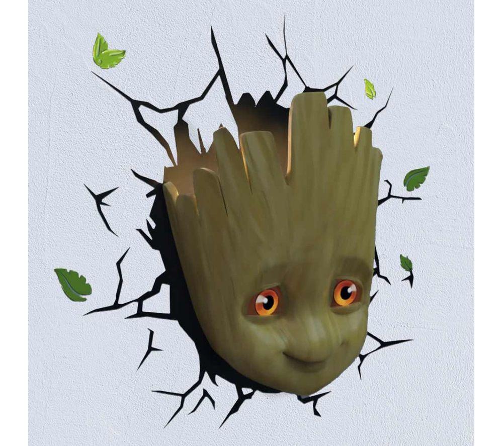 Buy 3D LIGHT FX Baby Groot Wall Light - Brown | CurrysIE