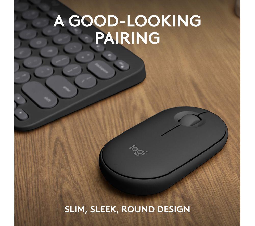 Buy LOGITECH Pebble 2 MK380 Wireless Keyboard & Mouse Set - Graphite ...
