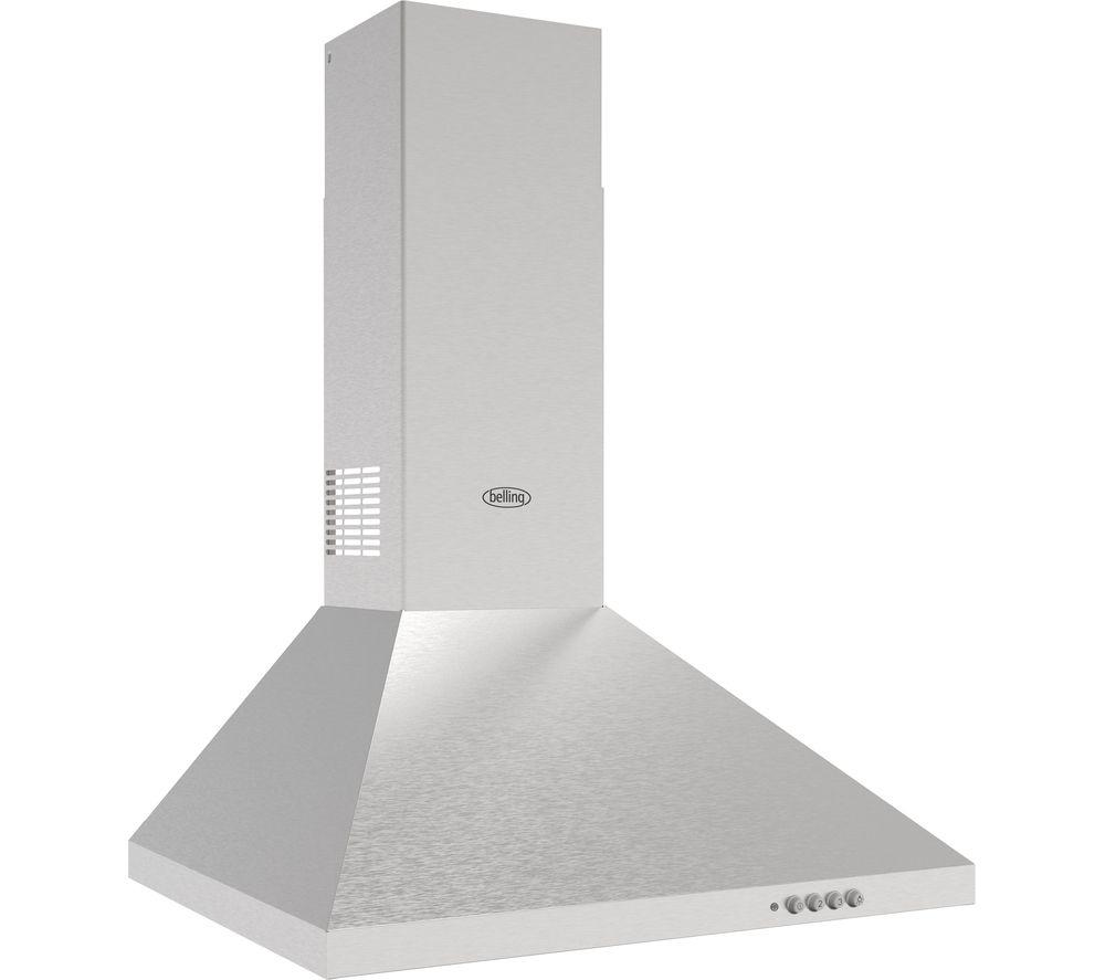 Buy BELLING 603PYR Chimney Cooker Hood - Stainless Steel | CurrysIE