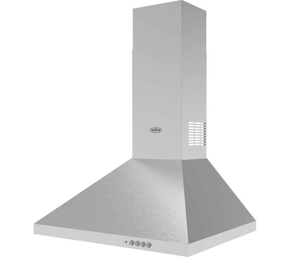 Buy BELLING 603PYR Chimney Cooker Hood - Stainless Steel | CurrysIE