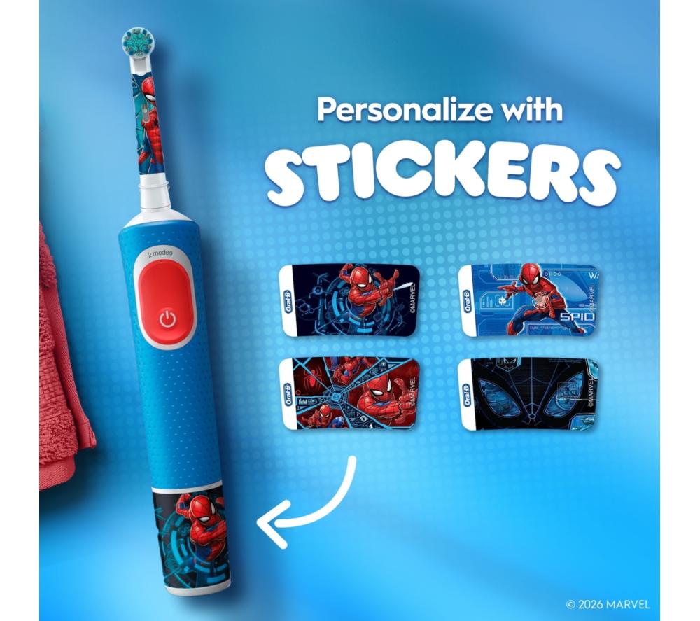 Buy ORAL-B PRO Kids Electric Toothbrush Gift Set - Spider Man | Currys
