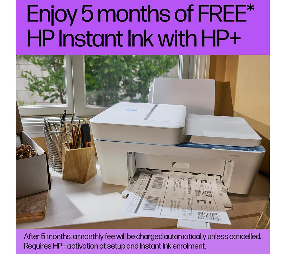 HP DeskJet 4222e All-in-One Wireless Printer | Scan & Copy | 5 Months ...
