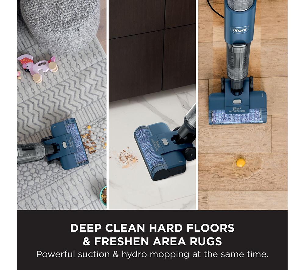 Buy SHARK HydroVac WD110UK Hard Floor Cleaner - Blue | Currys