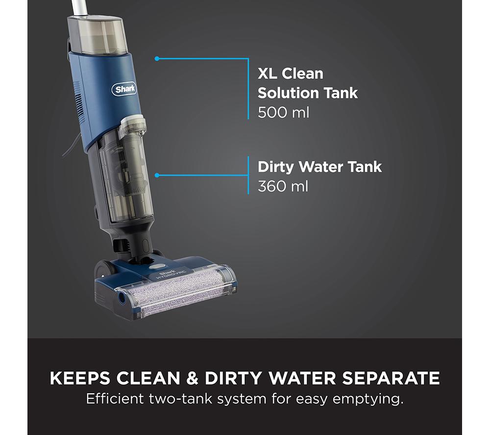 Buy SHARK HydroVac WD110UK Hard Floor Cleaner - Blue | Currys