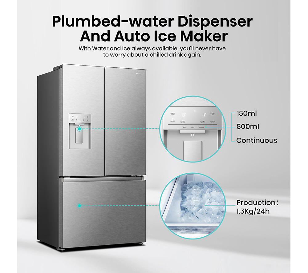 Buy HISENSE PureFlat RF815N4SESE Smart Fridge Freezer - Stainless Steel ...