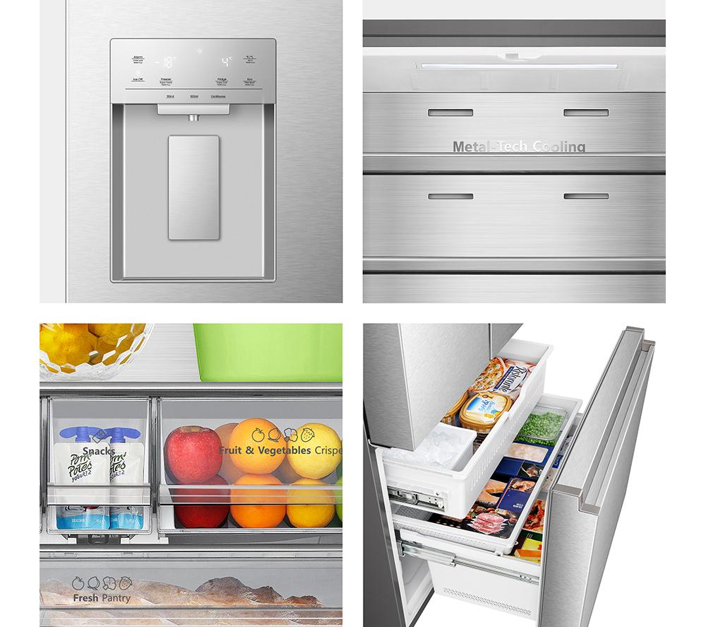 Buy HISENSE PureFlat RF815N4SESE Smart Fridge Freezer - Stainless Steel ...