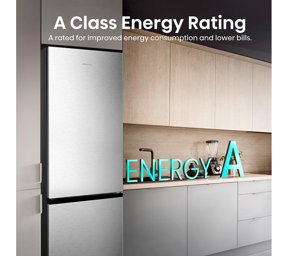 Buy HISENSE RB440N4ACA 60/40 Fridge Freezer - Stainless Steel | Currys