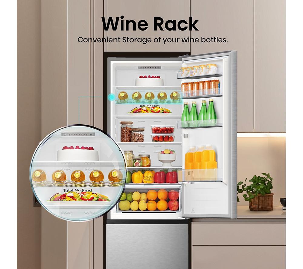 Buy HISENSE RB440N4ACA 60/40 Fridge Freezer - Stainless Steel | Currys