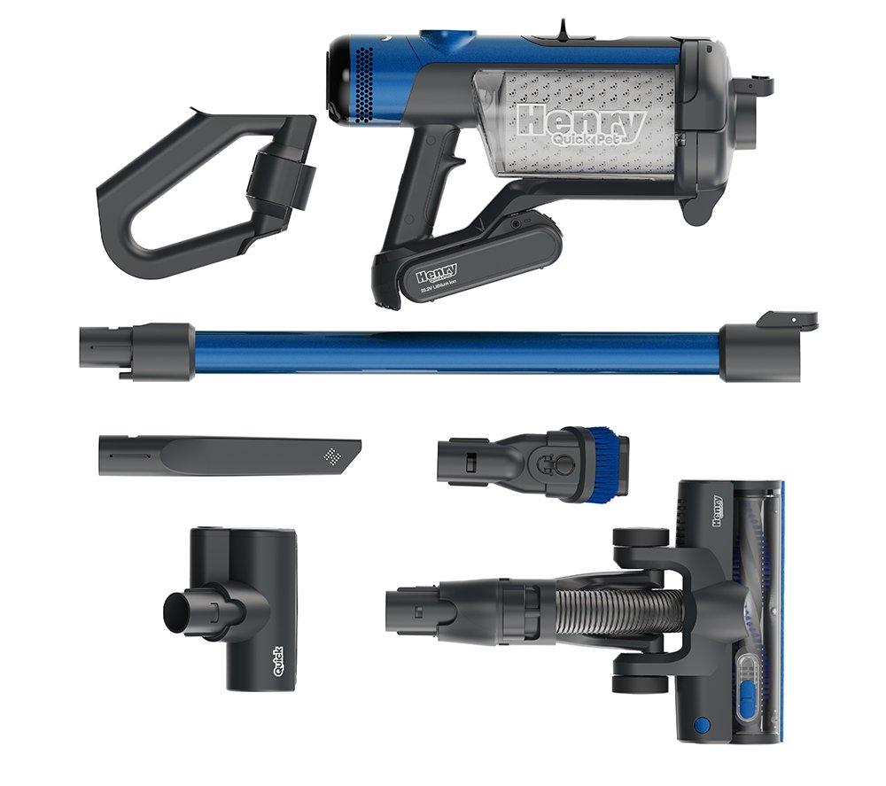 Buy NUMATIC Henry Quick Pet Cordless Vacuum Cleaner - Blue | Currys