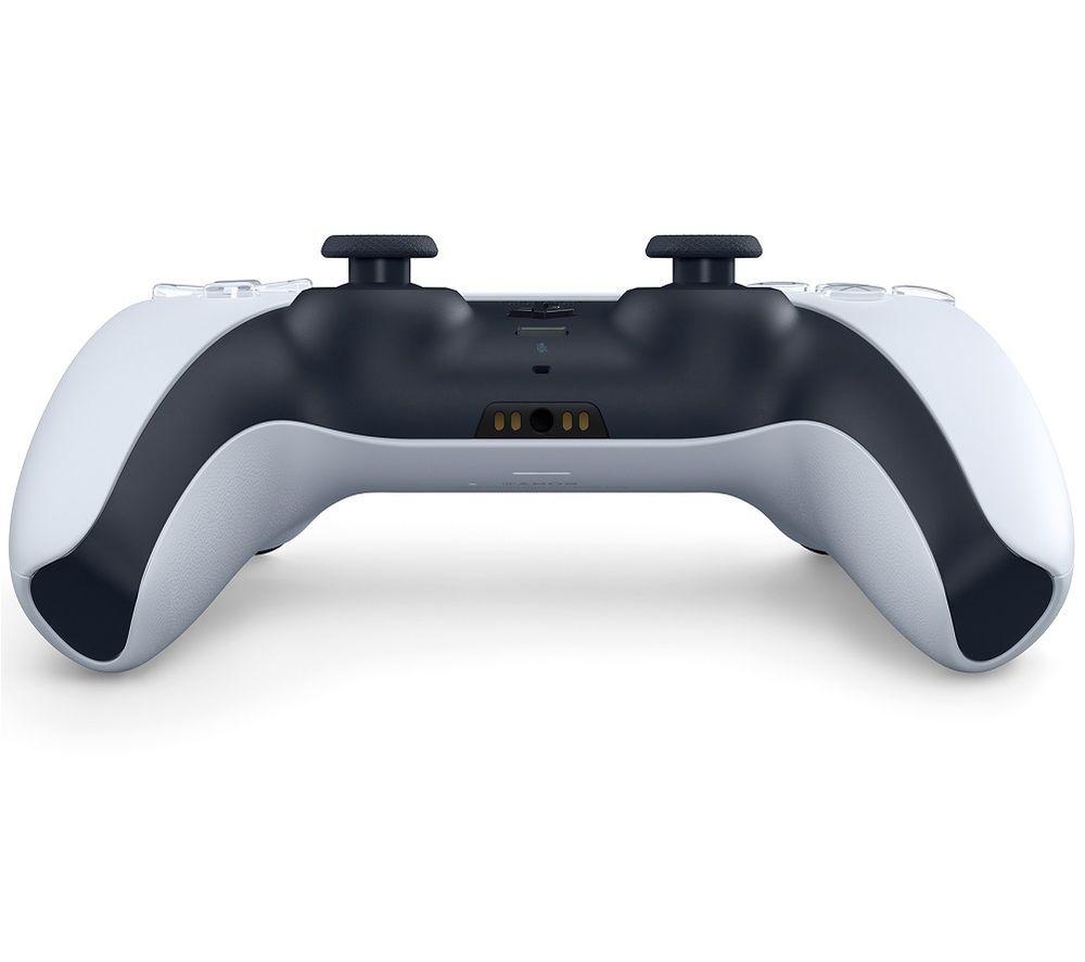 Buy PLAYSTATION PS5 DualSense Wireless Controller (White) & Twin ...