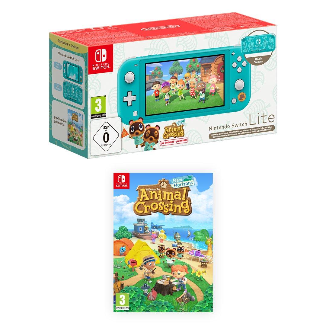 NINTENDO SWITCH Lite: Timmy & Tommy's Edition with Animal Crossing: New ...