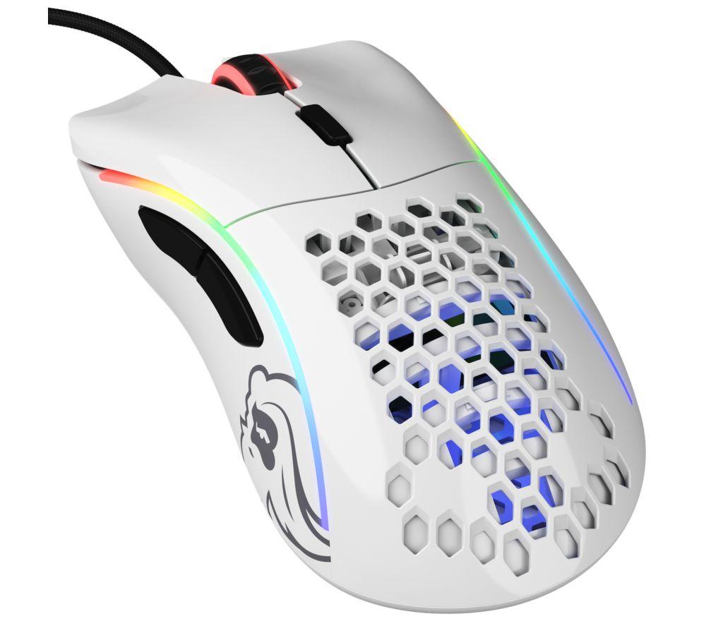 Buy GLORIOUS Model D RGB Optical Gaming Mouse - Glossy White | Currys