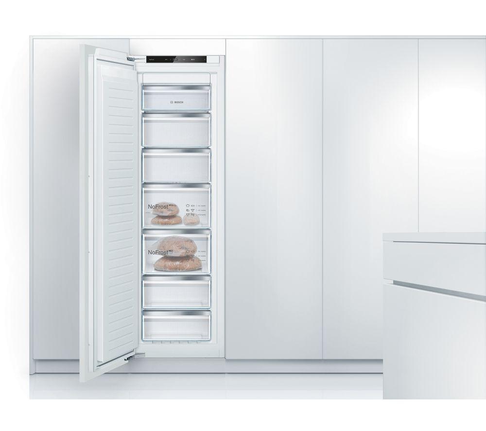 Buy BOSCH Series 4 GIN81VEE0G Integrated Tall Freezer - Fixed Hinge ...