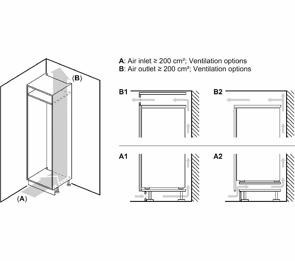 Buy BOSCH Series 4 GIN81VEE0G Integrated Tall Freezer - Fixed Hinge ...