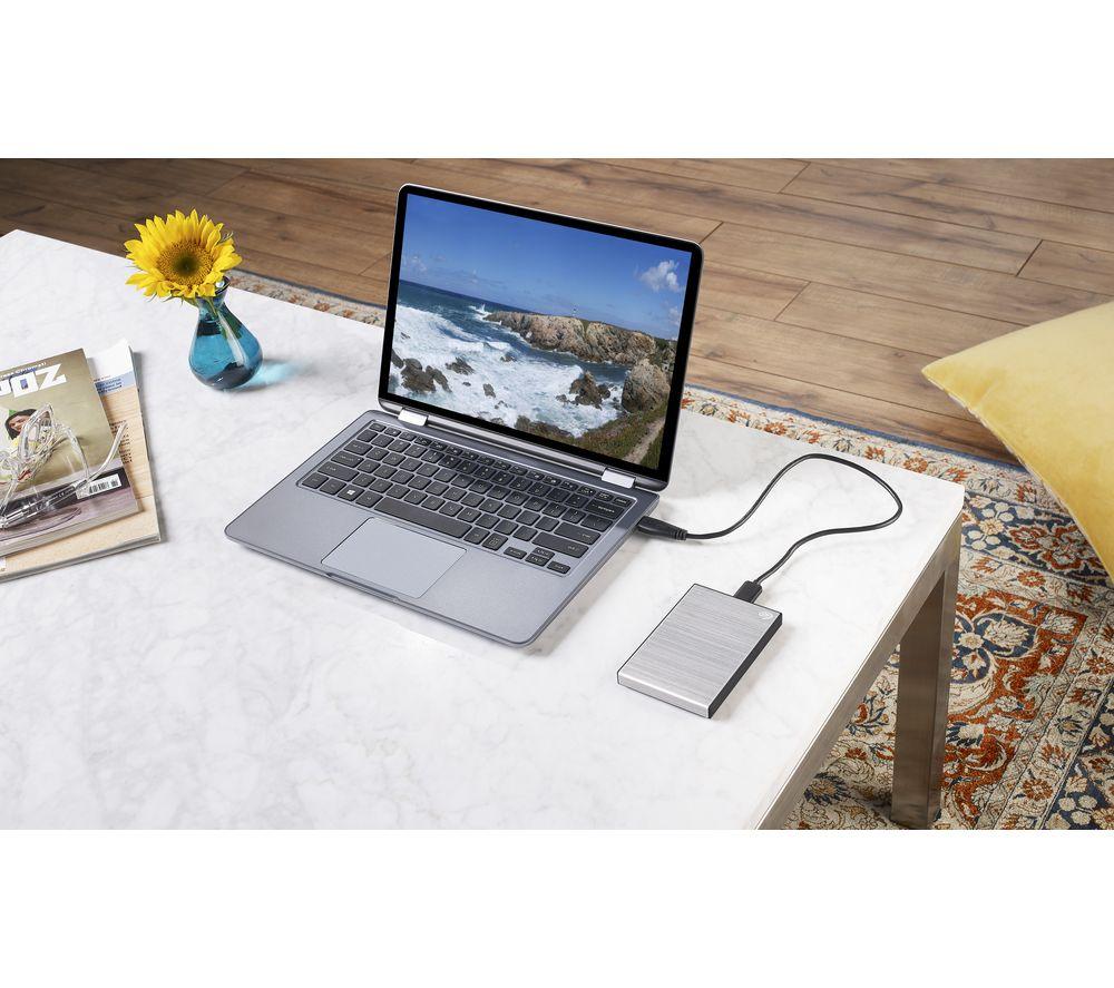 Buy SEAGATE One Touch Portable Hard Drive - 1 TB, Silver | CurrysIE