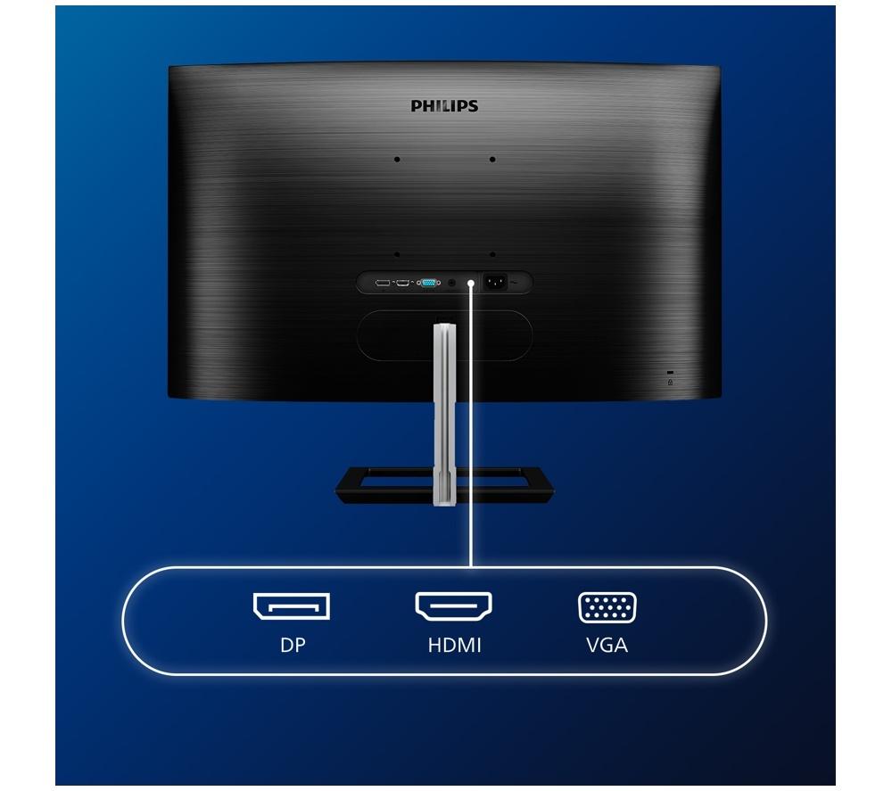 Buy PHILIPS 322E1C Full HD 32" Curved VA LCD Monitor - Black | CurrysIE