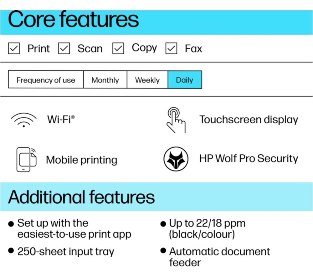 HP All-in-One Wireless Colour Printer - HP OfficeJet 9120e