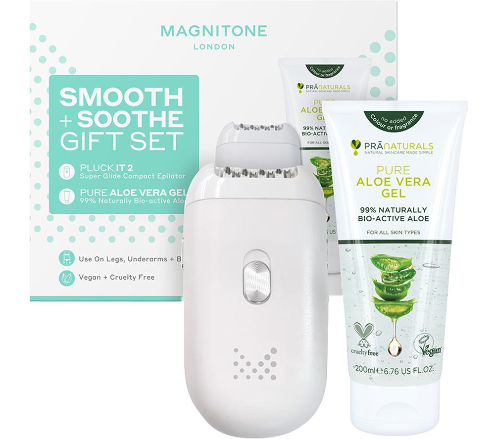 MAGNITONE London Smooth Soothe Pluck It 2 Epilator Gift Set review | 8. ...