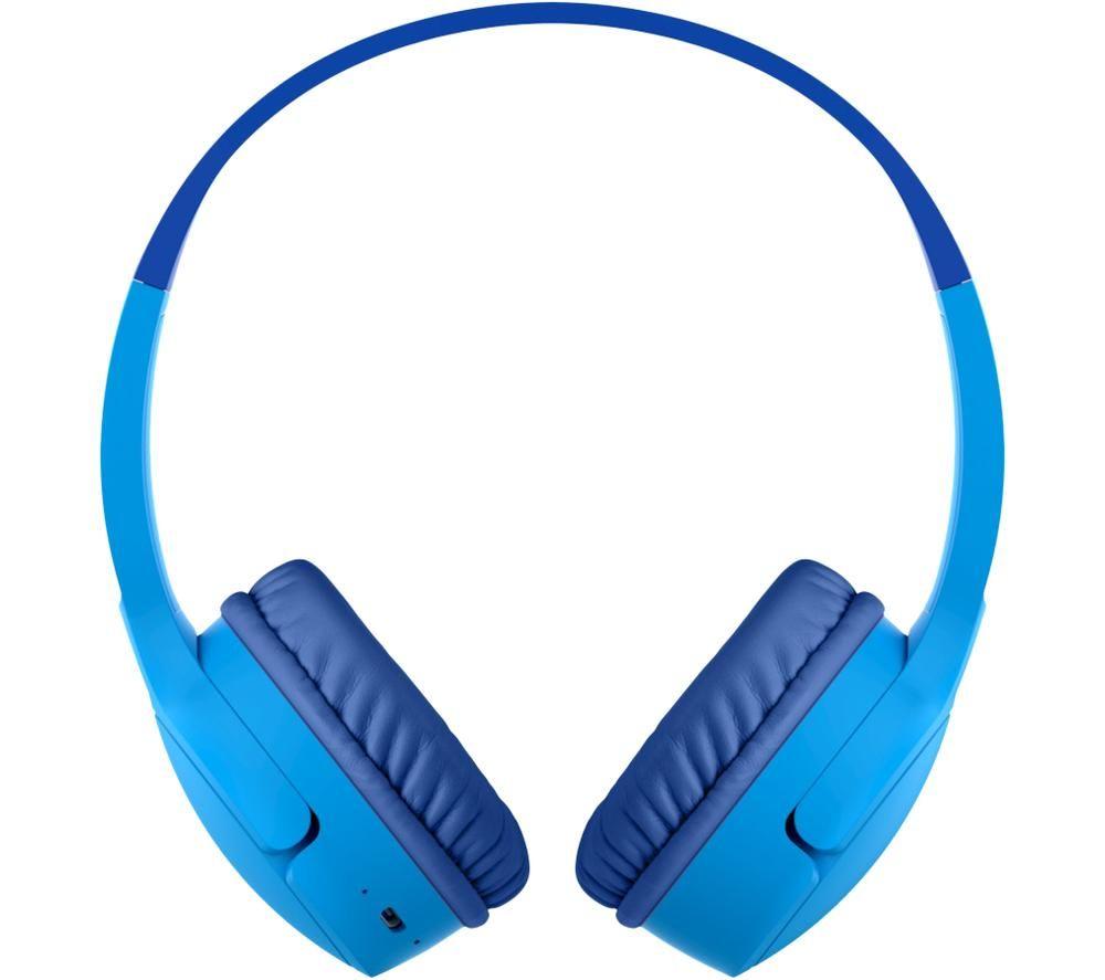 BELKIN SoundForm Mini AUD002BTBL Wireless Bluetooth Kids Headphones ...