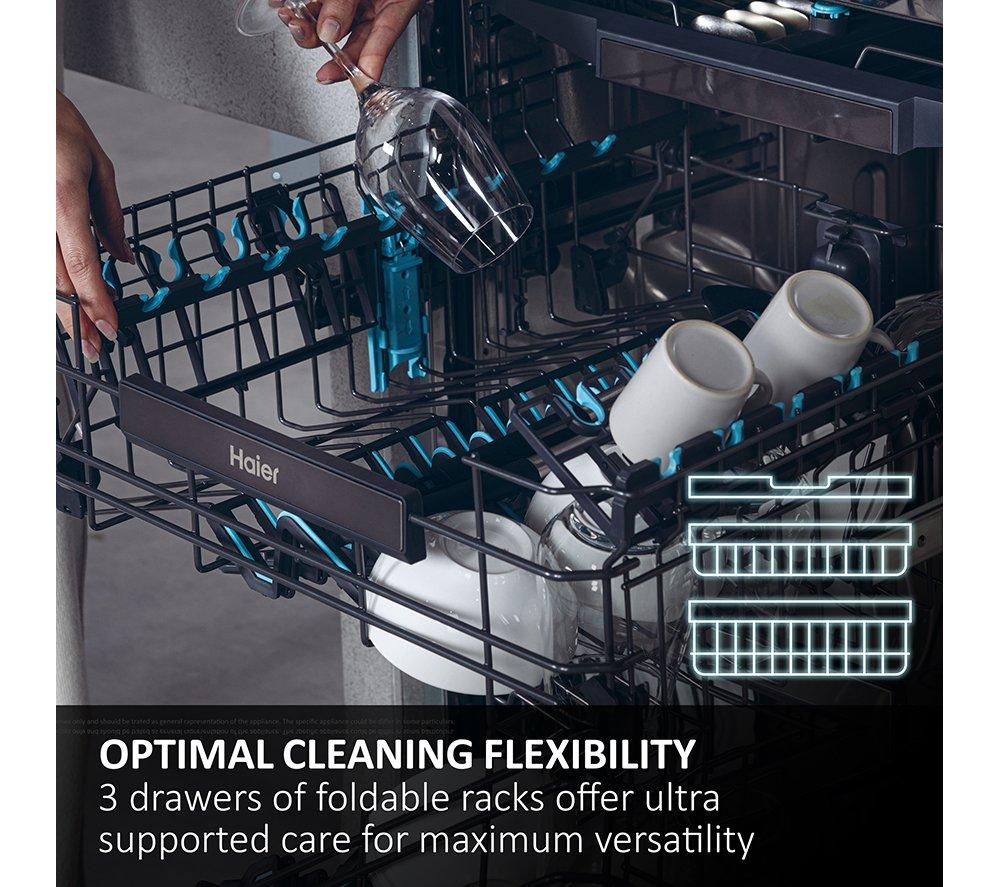 Buy HAIER I Pro Shine 7 XF4A4M4PA Full-size WiFi-enabled Dishwasher ...