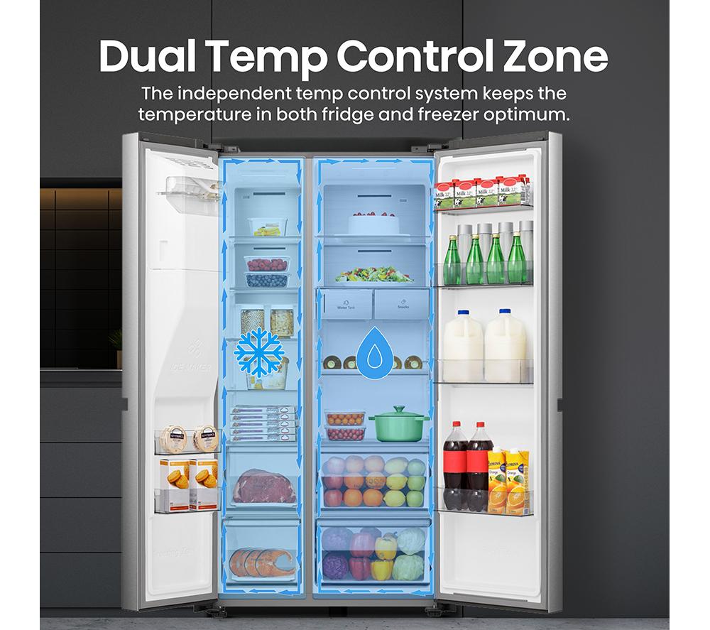 Buy HISENSE PureFlat Infinite RS818N4TIC American-Style Smart Fridge ...