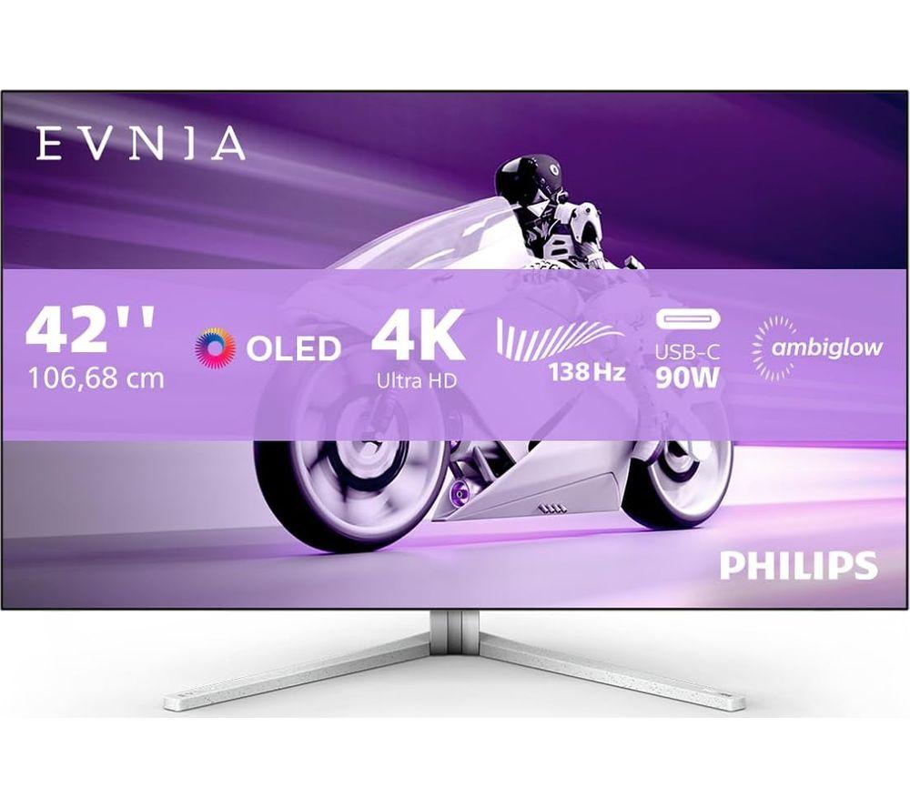 PHILIPS Evnia 42M2N8900 4K Ultra HD 41.54" OLED Gaming Monitor review ...