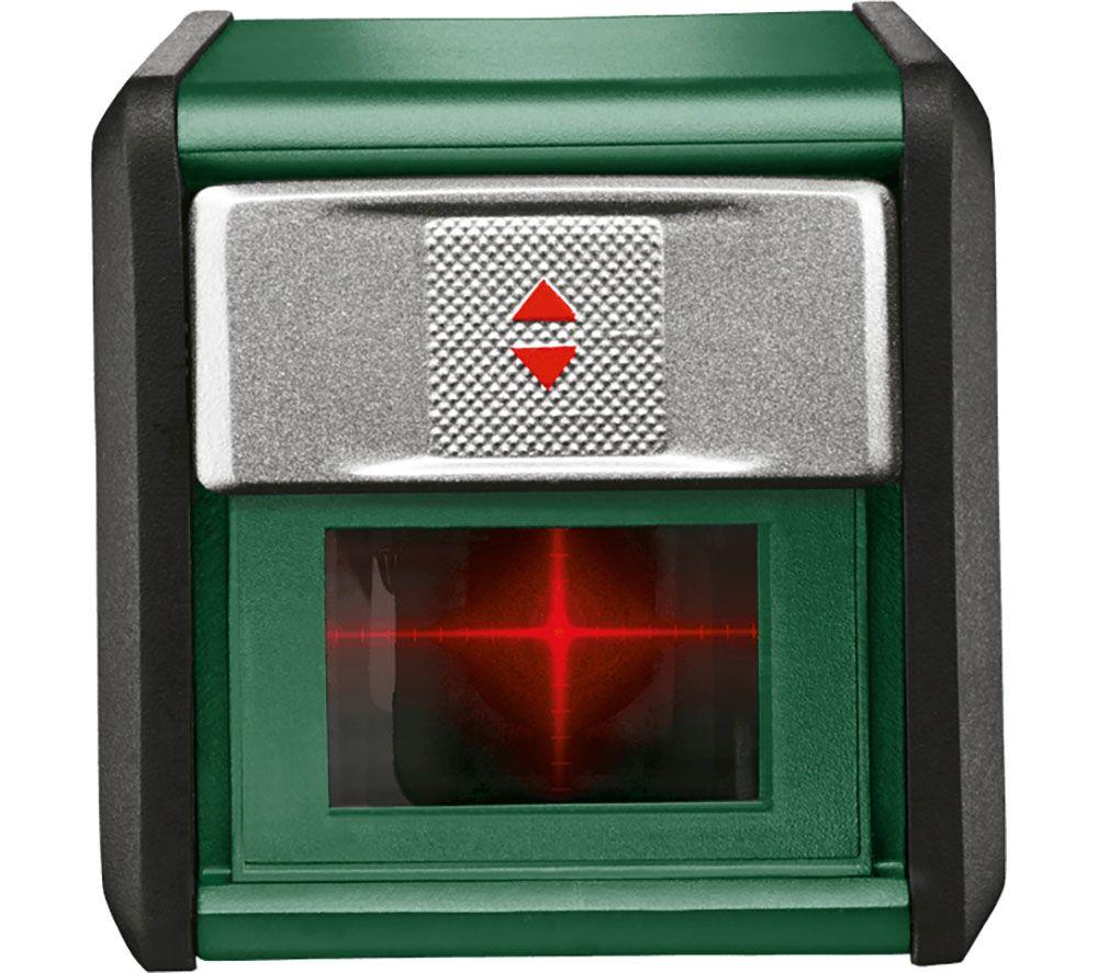 BOSCH Quigo Plus Cordless Cross Line Laser Level with 2 Batteries ...