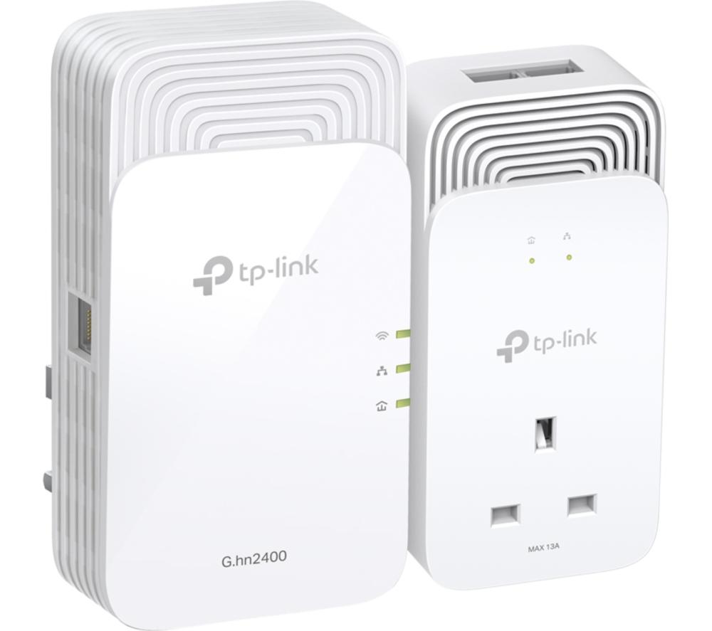 Buy TP-LINK PGW2440 V1 G.hn2400 Powerline Adapter Kit - Twin Pack | Currys