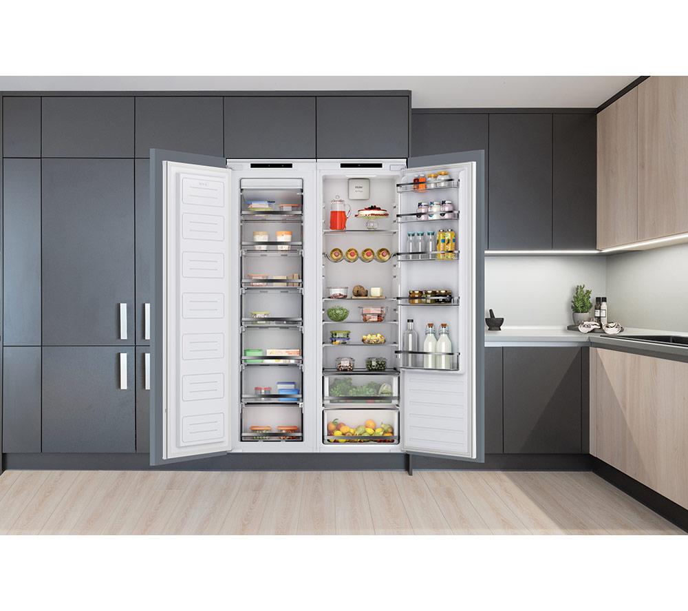 Buy HAIER HAUN518EWK Integrated Tall freezer - Sliding Hinge | CurrysIE