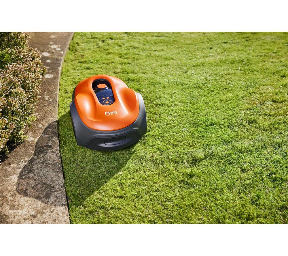 Buy FLYMO UltraLife 800 Cordless Robot Lawn Mower - Black & Orange | Currys