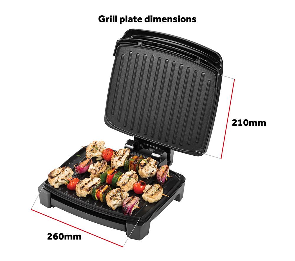 Buy GEORGE FOREMAN Immersa 28310 Medium Health Grill - Black | CurrysIE